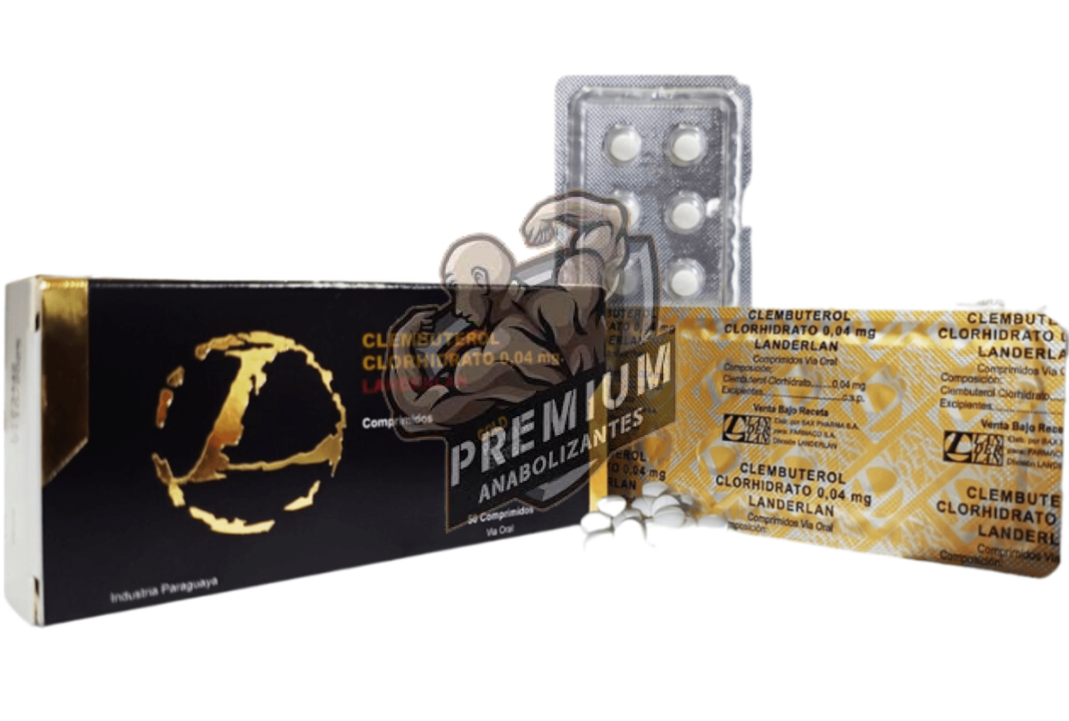 Clembuterol Cloridrato Landerlan 0,04 mg - Premium Anabolizantes